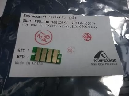Чип для Xerox VersaLink-C500/C505 (40K) 108R01484 Black DRUM (совместимый)