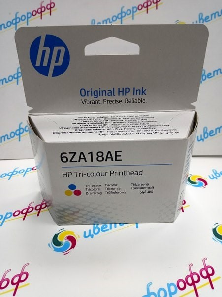Печатающая головка Hewlett-Packard Color (6ZA18AE) Ink Tank 100/300/400 ...